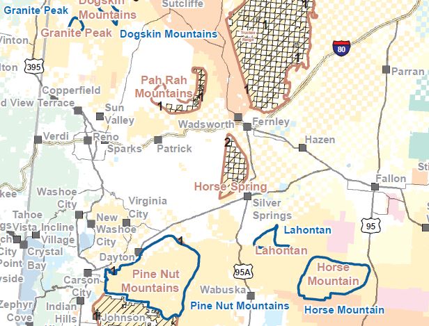 Where is the Virginia Range? – Western Horse Watchers Association